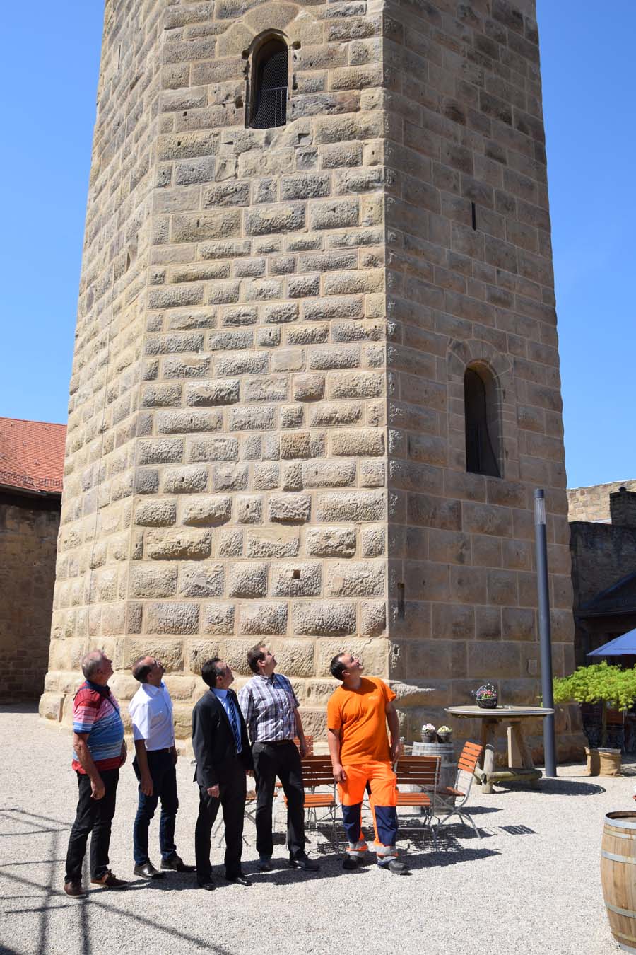 Bergfried ist offiziell wieder begehbar